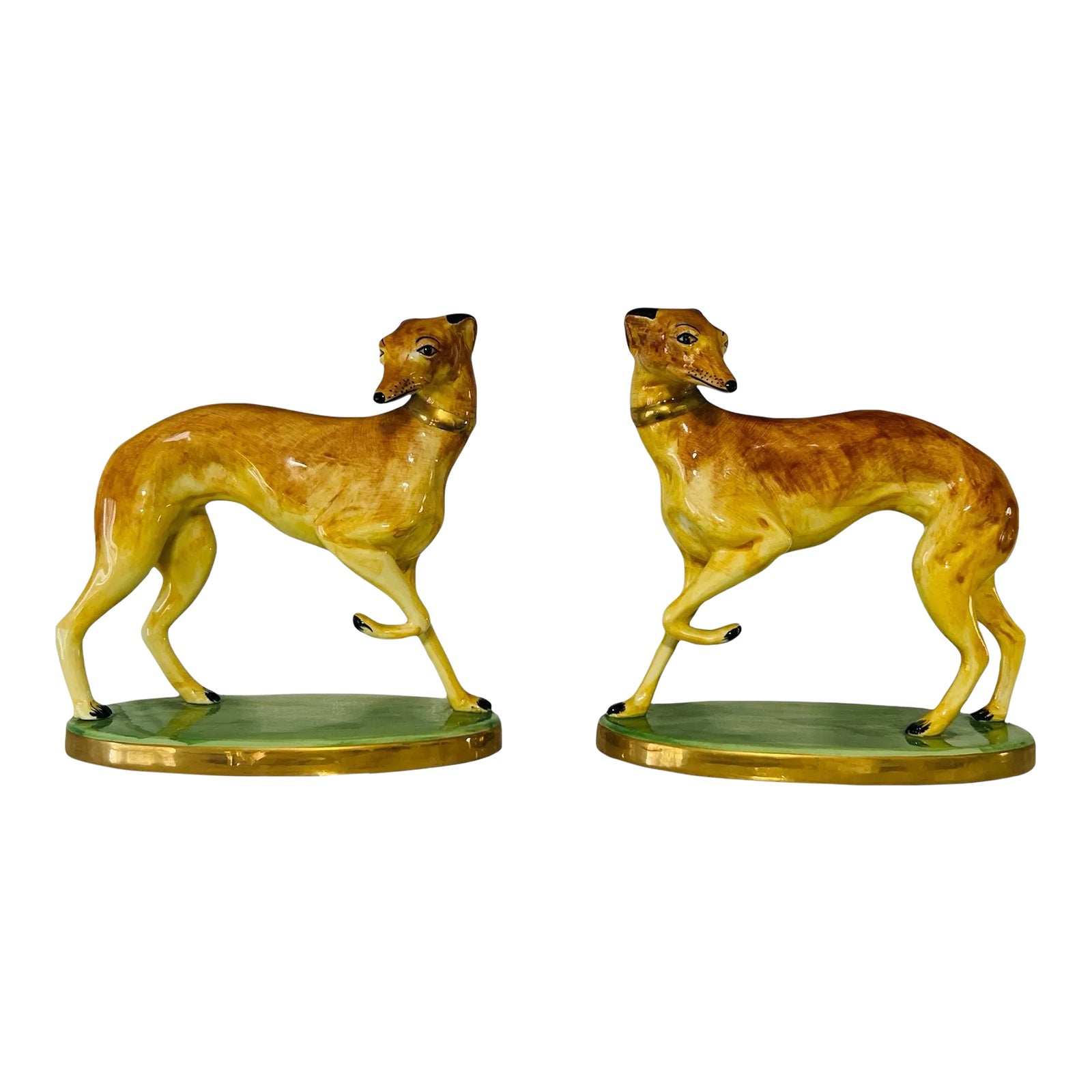 Mid 20th Century Jeanne Reed Whippet English Game Hunt Fox Hound ...
