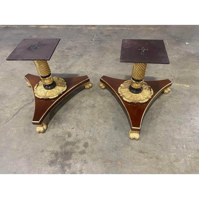 Late 20th Century Neoclassical Double Pedestal Dining Table by Baker ...