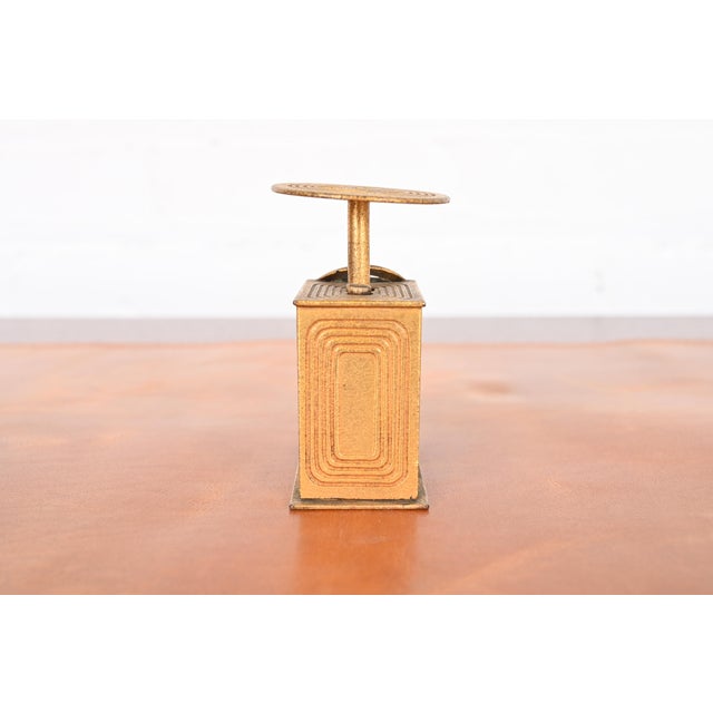 Tiffany Studios New York Graduate Bronze Doré Postage Scale | Chairish