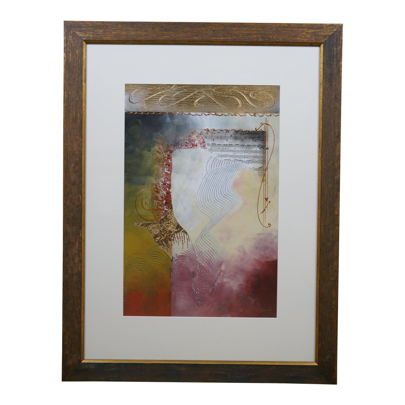 3 Kamy Deljou Abstract Symphony Musical Notes Mixed Media Paintings 37 ...