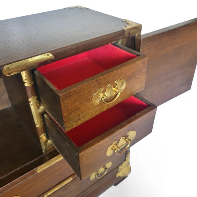 Mid Century Modern Chinoiserie Style Asian Tansu Chest Vintage Cabinet ...