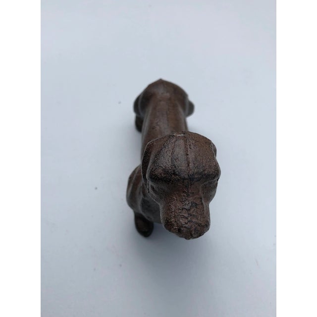 Iron Dachshund Decoration Paperweight | Chairish