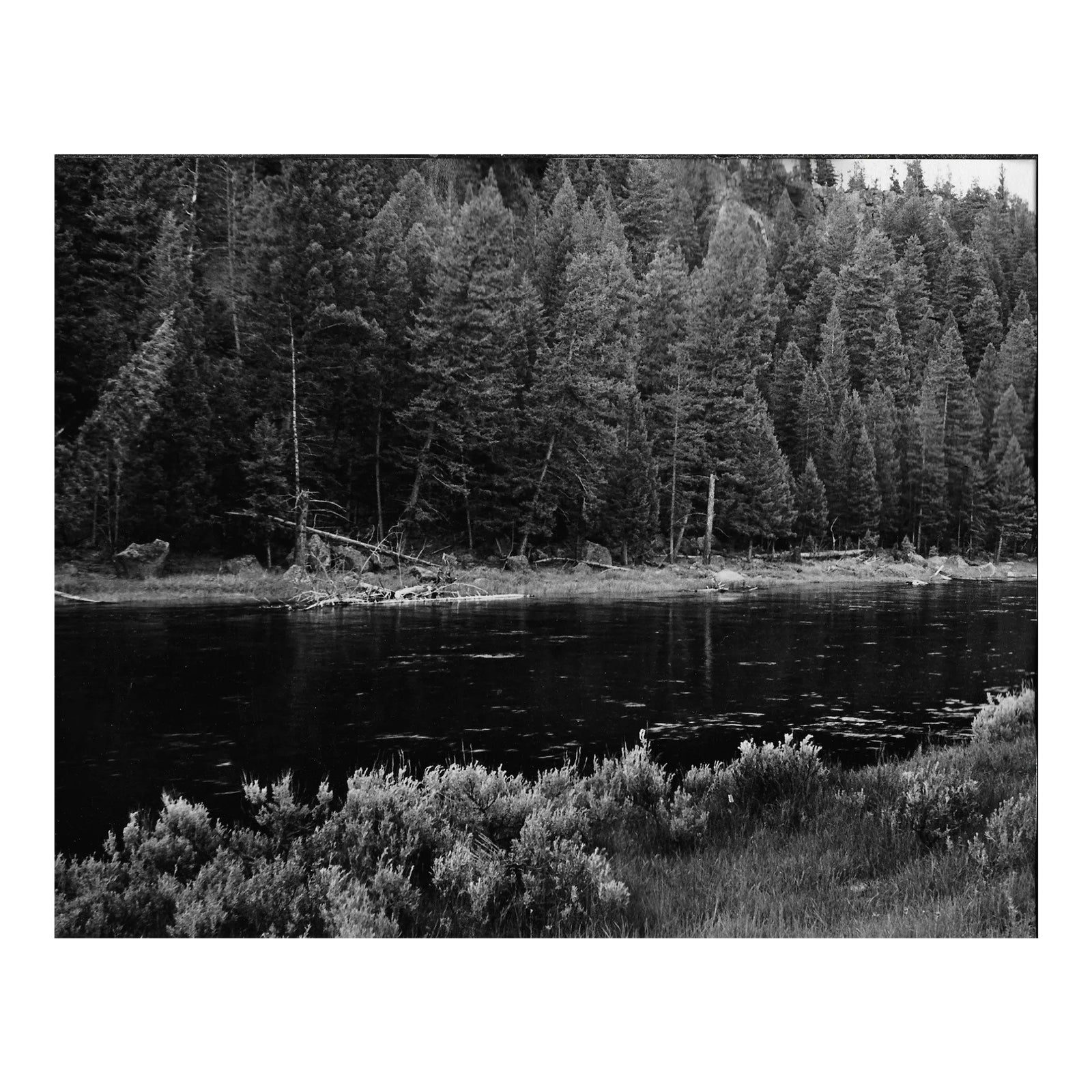 1969 Yellowstone National Park River Landscape Photograph by Don Ware ...