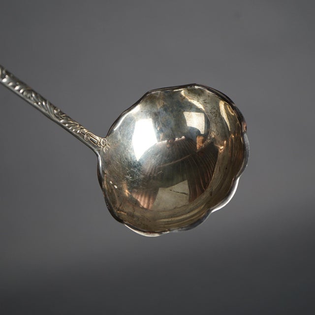 Antique Large Gorham Sterling Silver Ladle, Circa 1890 | Chairish