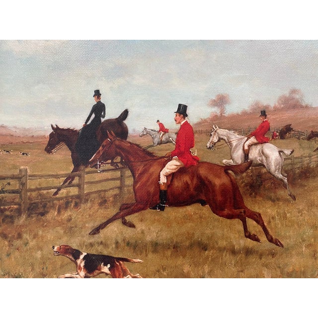 English Fox Hunting Print “The Chase” | Chairish