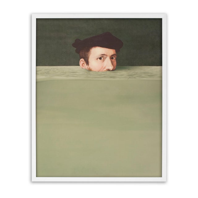 Mineheart Dada Inspired Abstract Portrait Print | Chairish