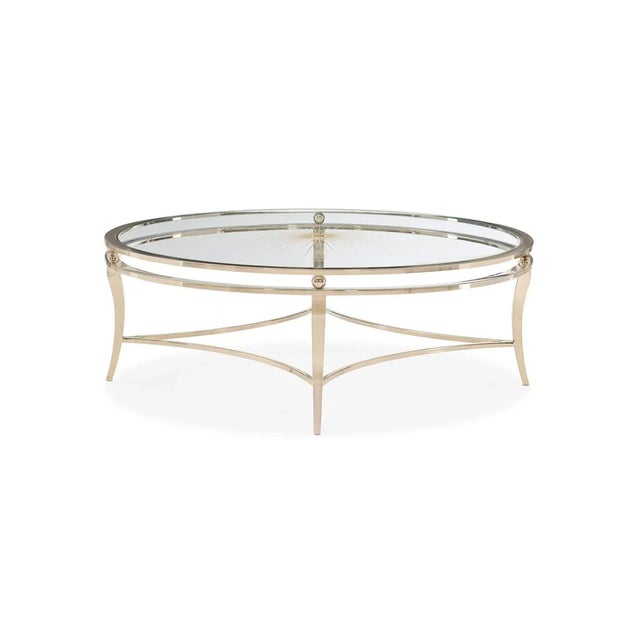 Round Modern Cocktail Table | Chairish