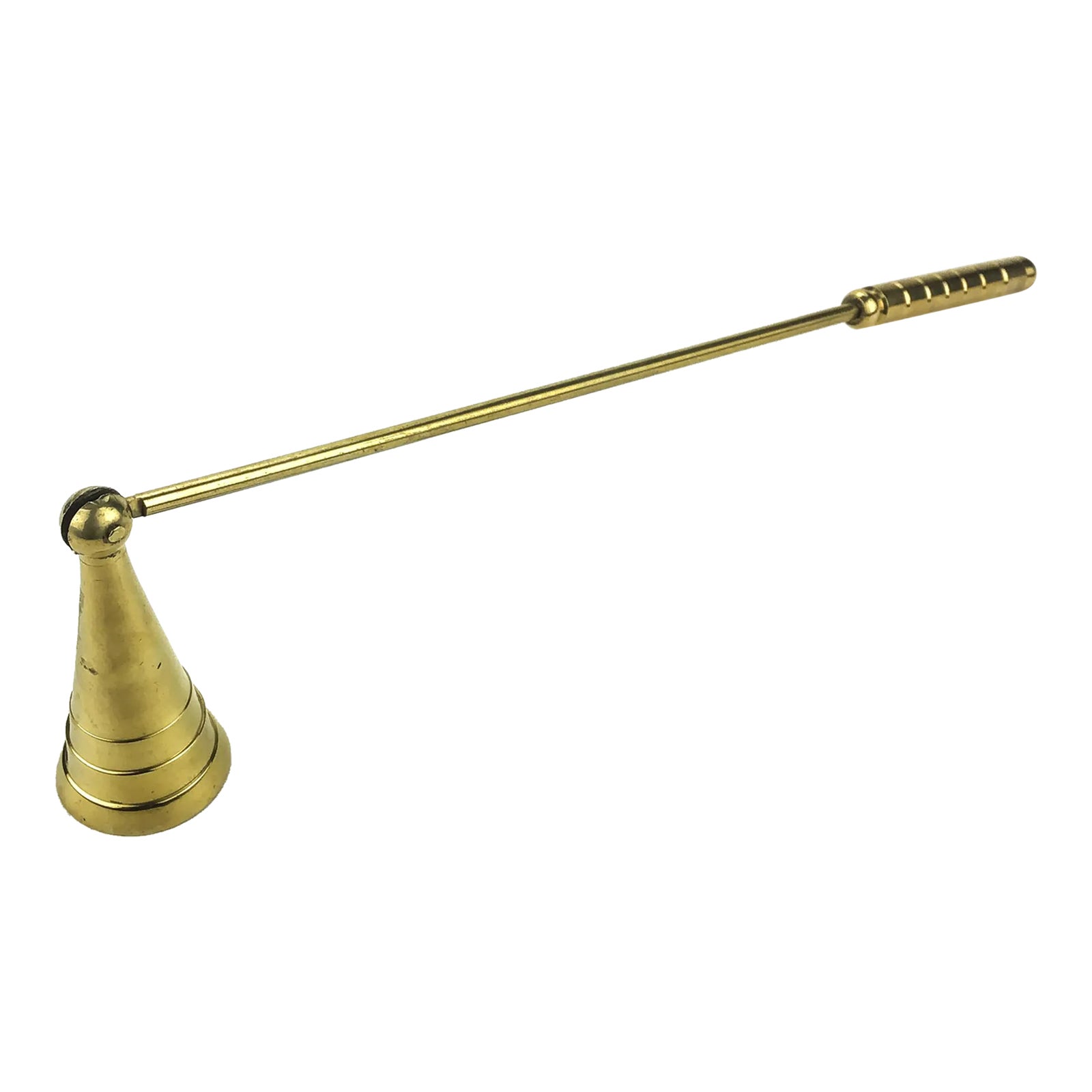 Solid Brass 1960’s Candle Snifter | Chairish