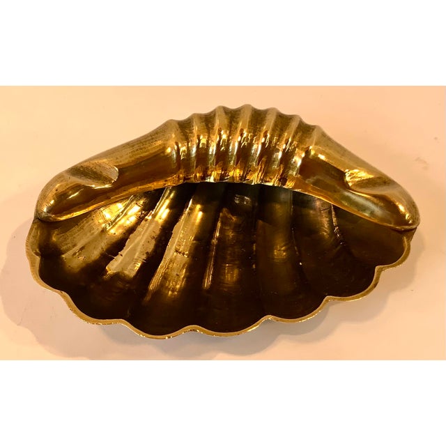 Brass Shell Shaped Soap Dish | Chairish