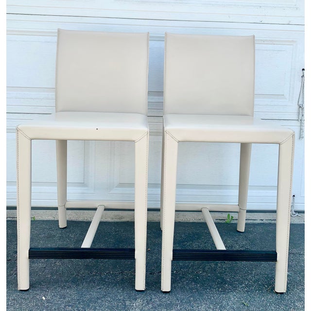 Crate Barrel Folio Counter Stools Chairish