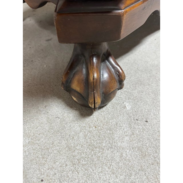 Walnut Dutch Side Table With Four Drawers by Lillian August | Chairish