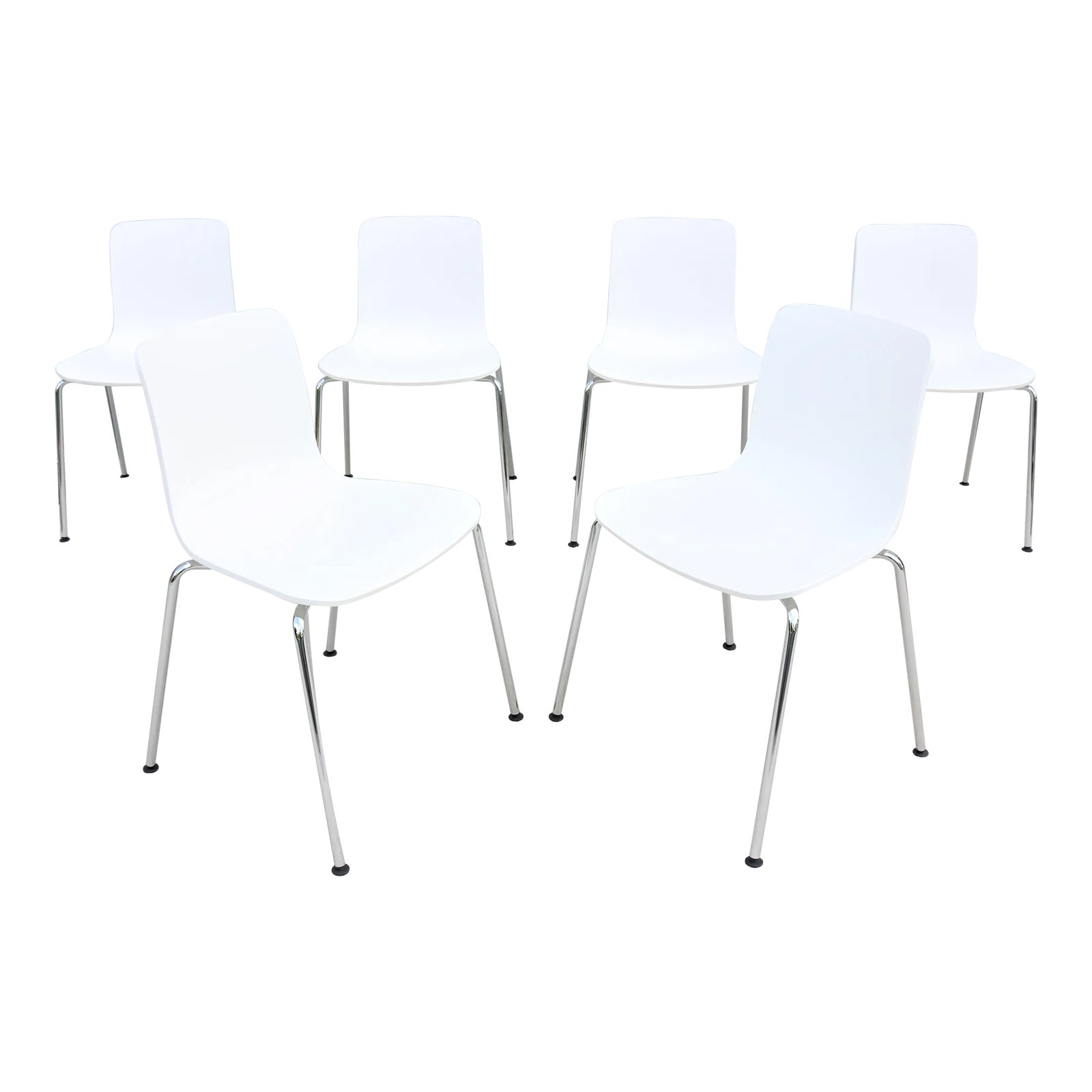 Italy Modern Jasper Morrison for Vitra Hal Tube Stackable Dining Chairs ...