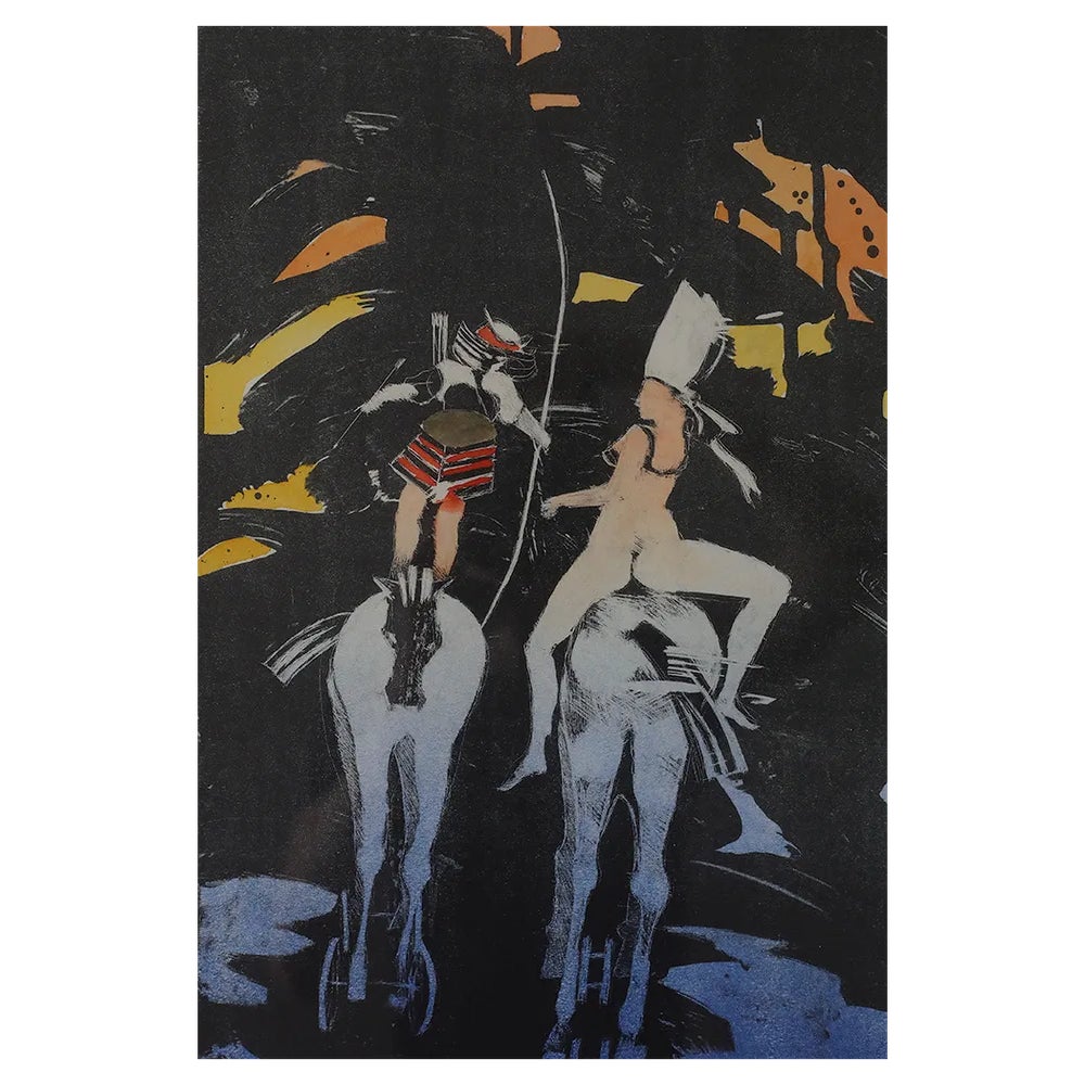 Michael Casford, Norwegian Word, 1980s, Color Lithography, Framed ...