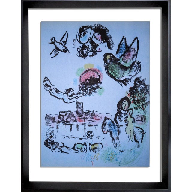 Marc Chagall Lithograph Limited Edition Original 1963 W Cat Ref C56