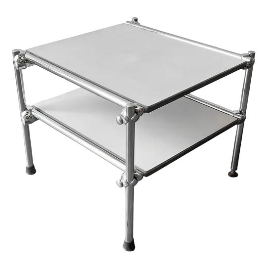 Tubular Steel Side Table | Chairish