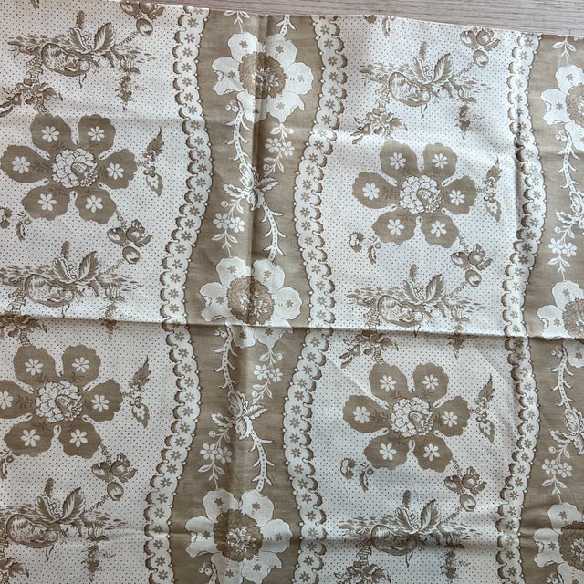 Nicholas Herbert Toile De Lapins Cotton Linen Fabric- 1 3/4 Yards ...