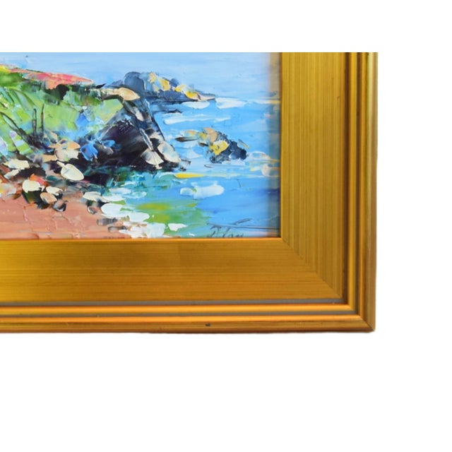Seascape & Rocky Landscape Artist “Dorothy Laz” Oil Painting Including ...