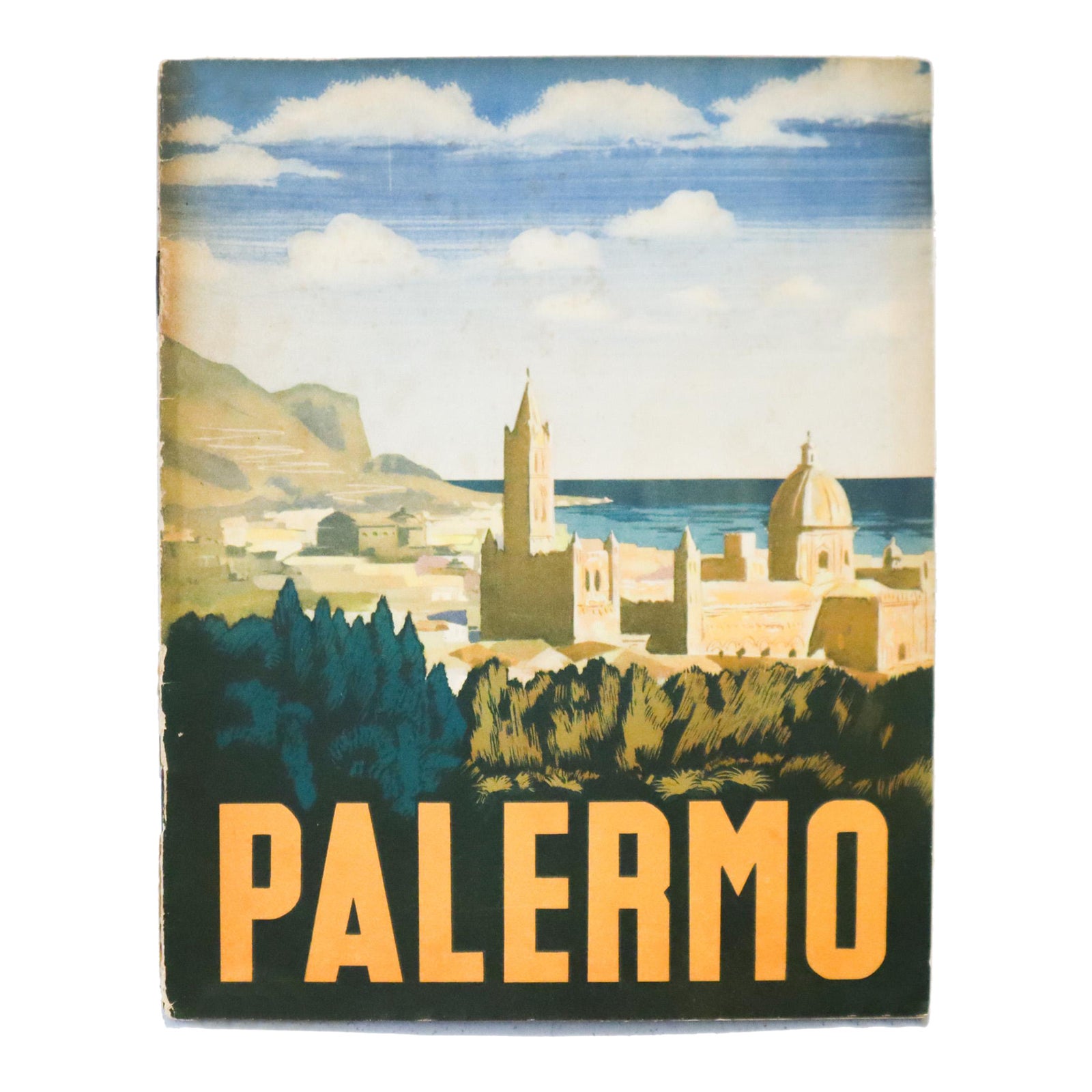 1937 Italian Travel and Tourism Pamphlet, Palermo | Chairish