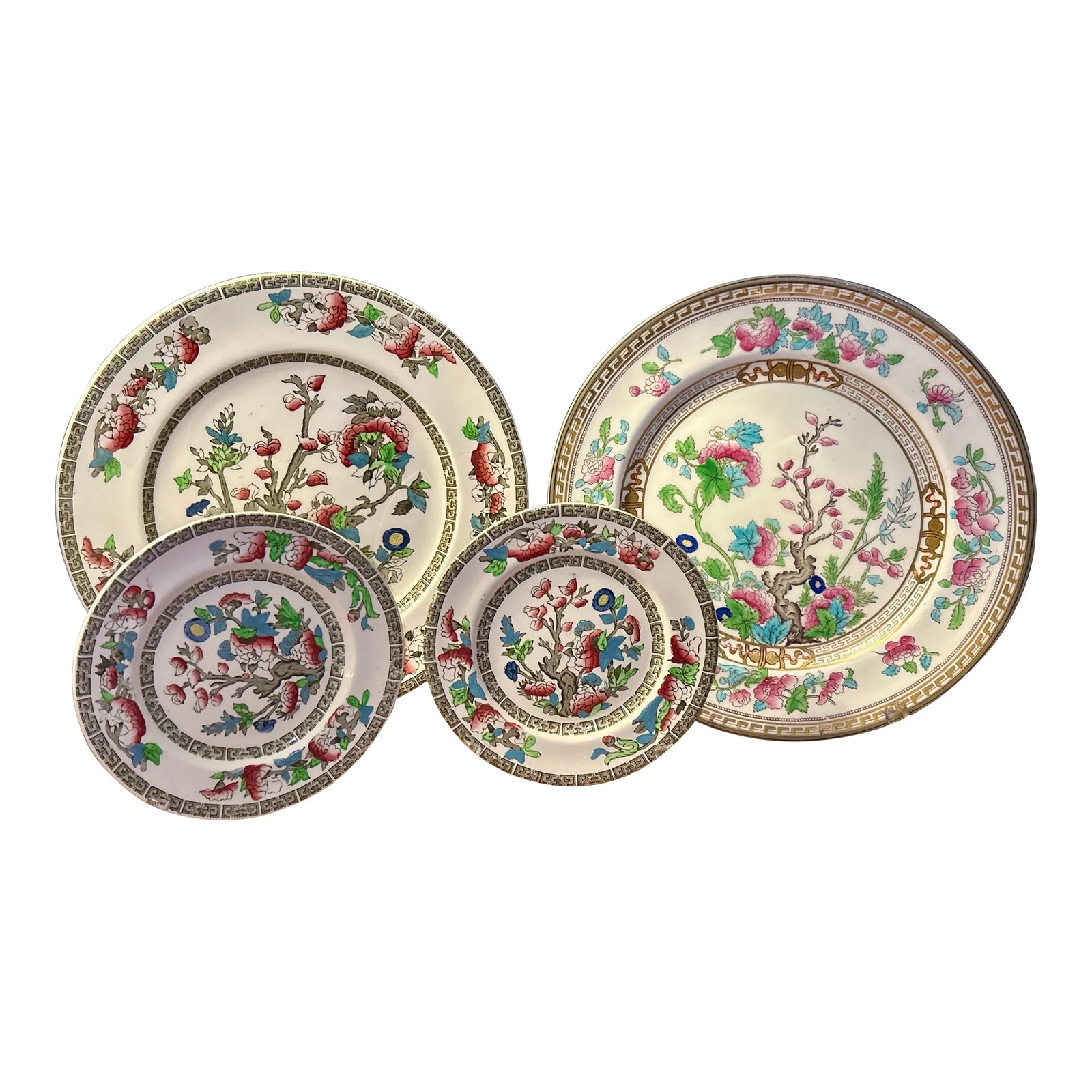 Vintage Indian Tree Plate Collection by Royal Doulton & Johnson ...