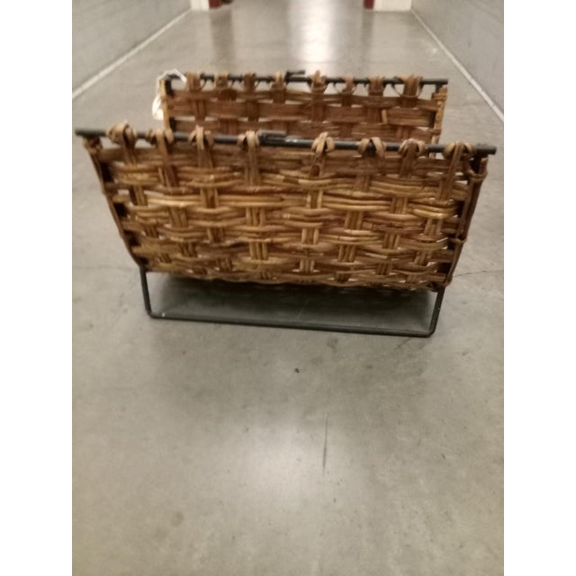 1970s-90s Wicker Log Holder | Chairish