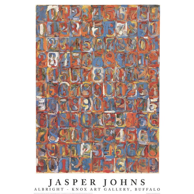 1976 Jasper Johns 'Numbers in Color' Pop Art Multicolor Netherlands ...