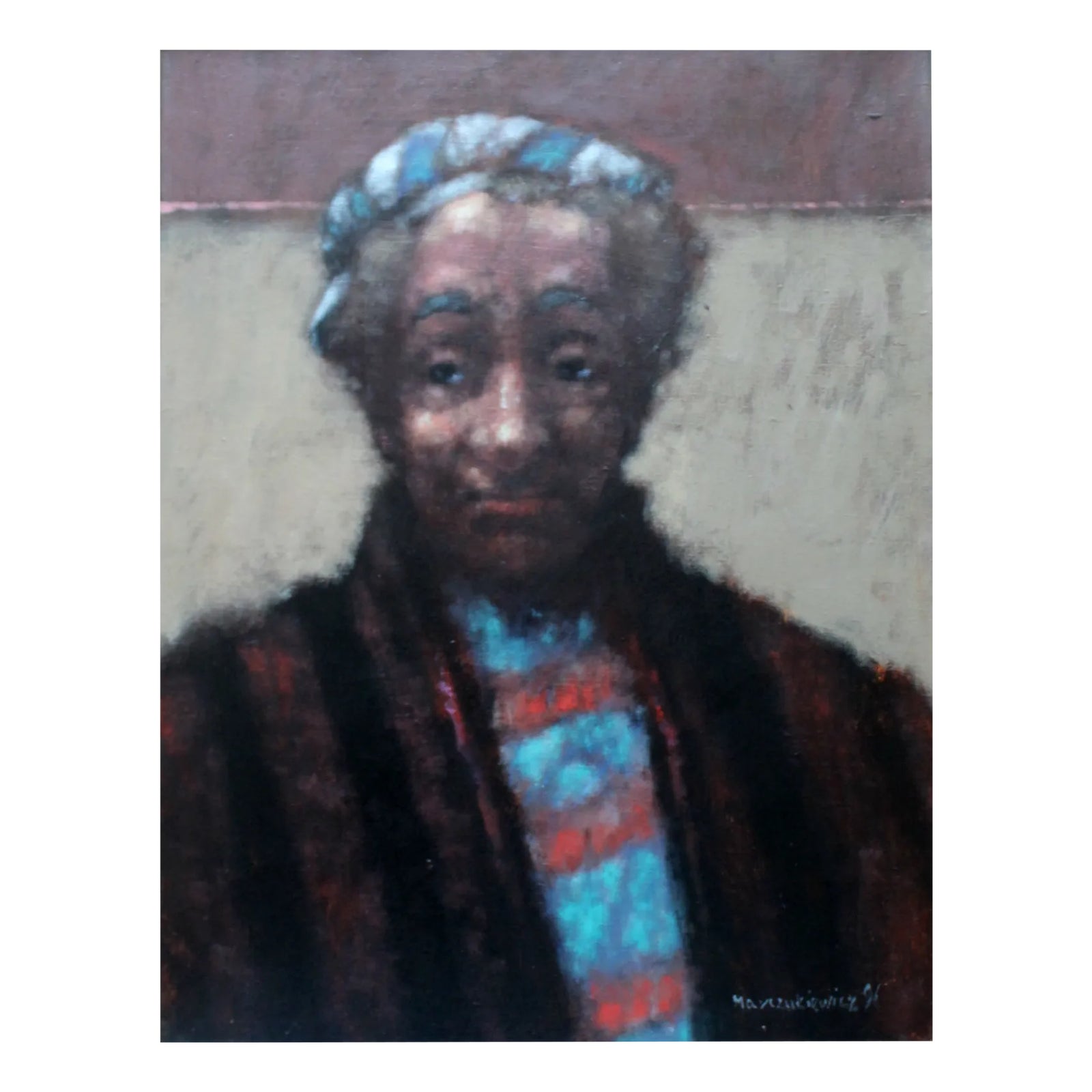 Adam Marczukiewicz, A Figure, Oil on Canvas, 1996 | Chairish