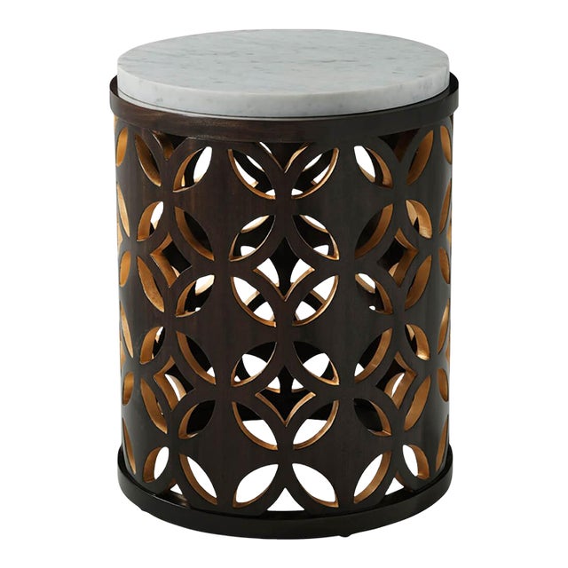 Marble Top Accent Table | Chairish