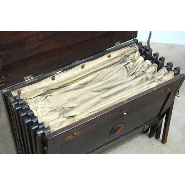 Ww1 British Officer's Campaign Field Cot Desk or Cabinetta | Chairish