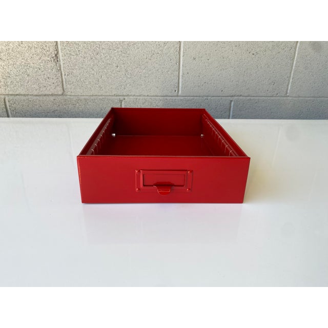 Mid Century Steel Drawer Insert, Repurposed as Organizer / Container ...