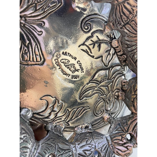 Arthur Court Butterfly Fruit Bowl | Chairish