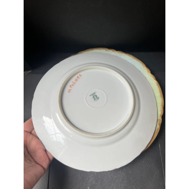 Vintage Epiag Royal Czechoslovakia Gold Gilt Rose Decorative Charger or ...