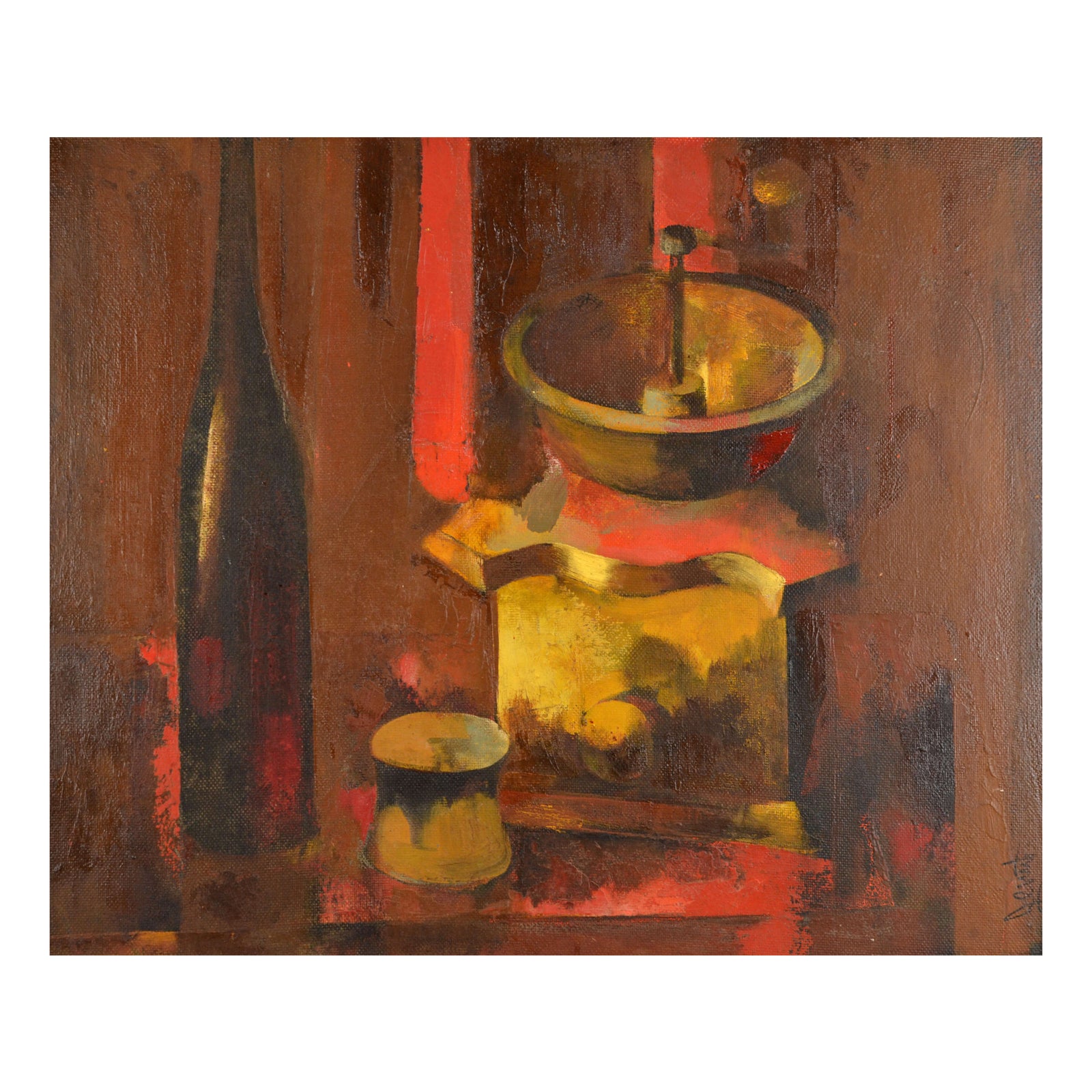 Janis Zemitis, Still Life, 1990, Oil on Canvas | Chairish