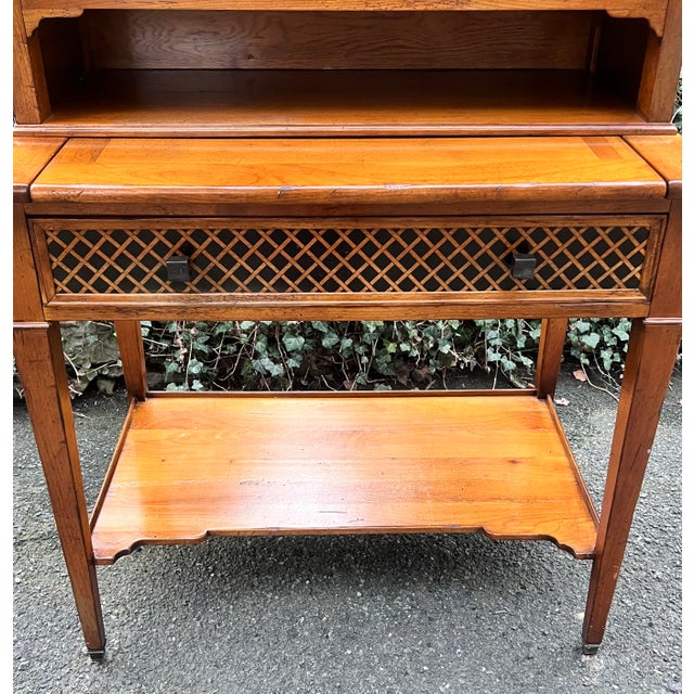 Williams Sonoma Home Writing Desk With Hutch Top | Chairish