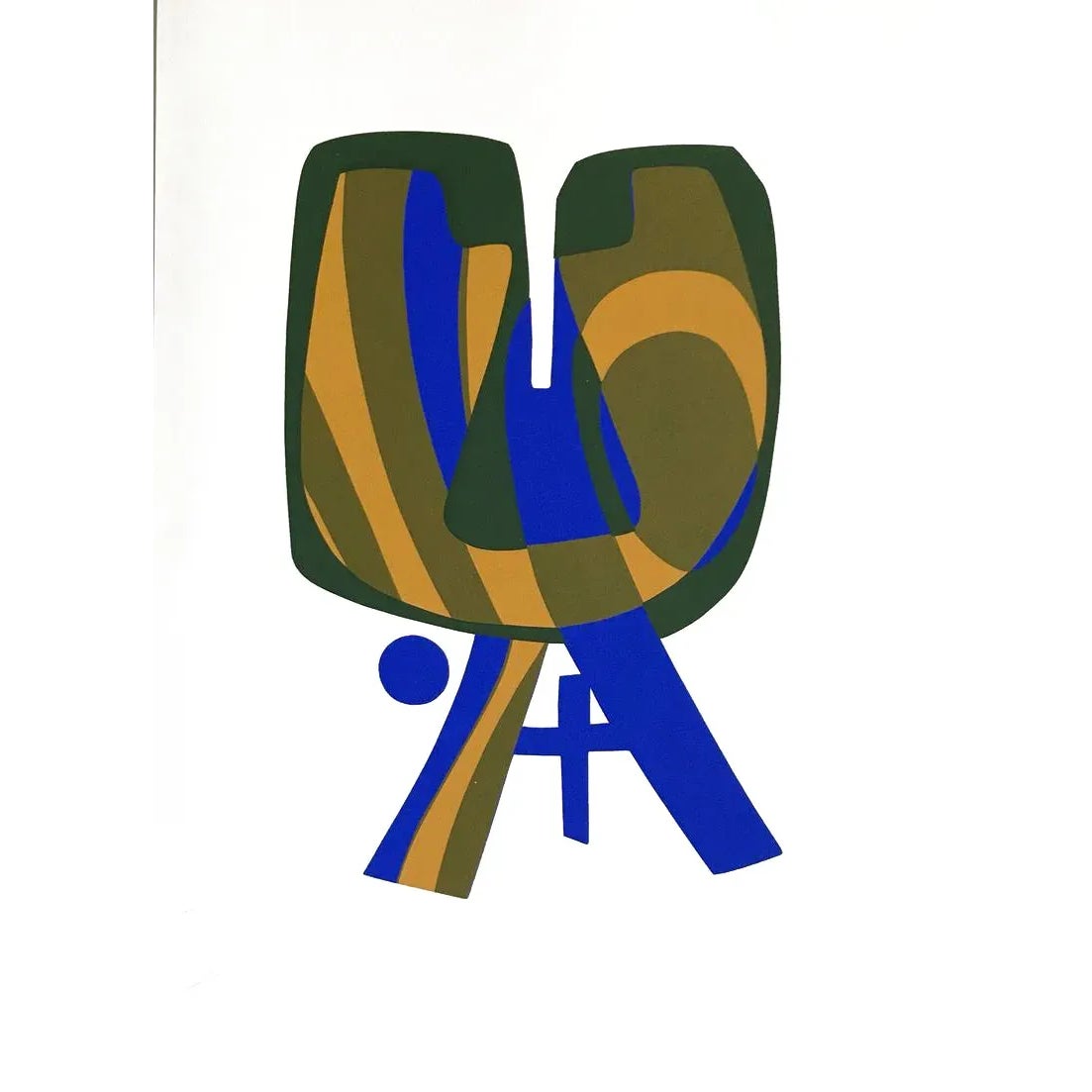 1978 Ronald King Screen Print in Colors Shipman-11 | Chairish