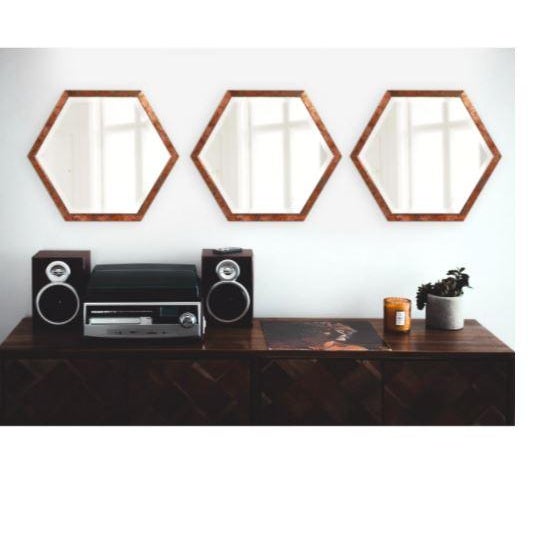 Felix Hexagon Mirror | Chairish