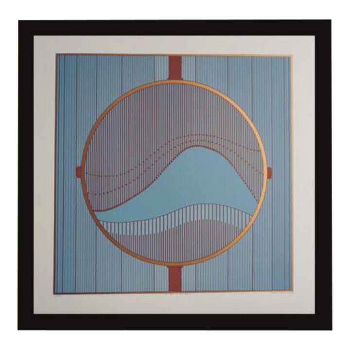 1980s Sharon Sutton I Am Here in the World Screenprint | Chairish