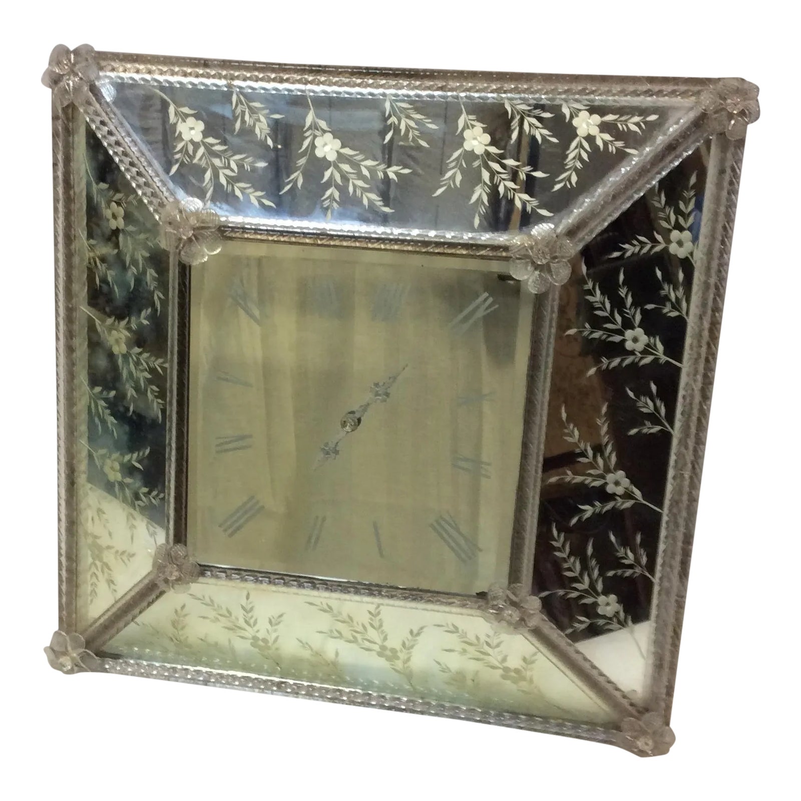 Vintage Venetian Wall Clock | Chairish