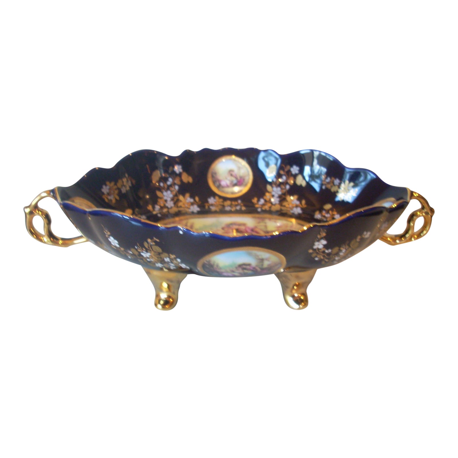 Vintage Best Porcelain Compote Bowl | Chairish