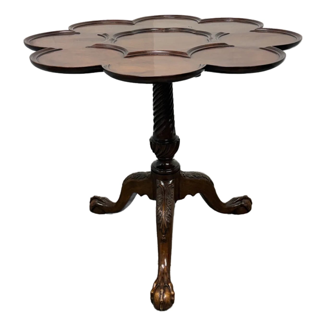 George III Style Mahogany Tilt-Top Supper Table | Chairish