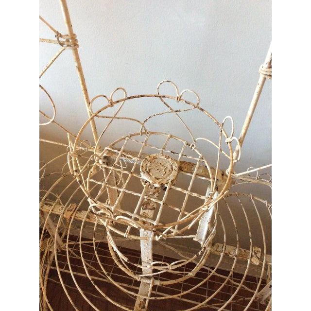 Antique French Wire Garden Plant Stand Iron | Chairish