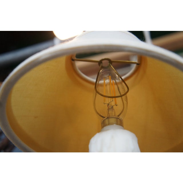 Vintage Dana Creath Designs 6 Light Scrolled Iron Acanthus Leaf ...