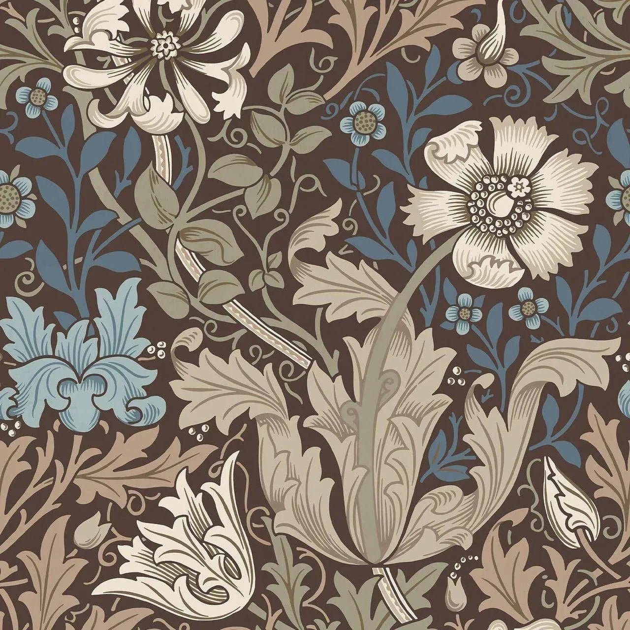 COMPTON MAGNA Wallpaper - Bark | Chairish
