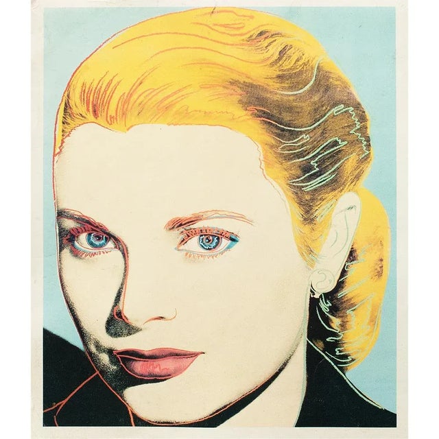 1989 After Andy Warhol "Grace Kelly", Print Book Cover | Chairish