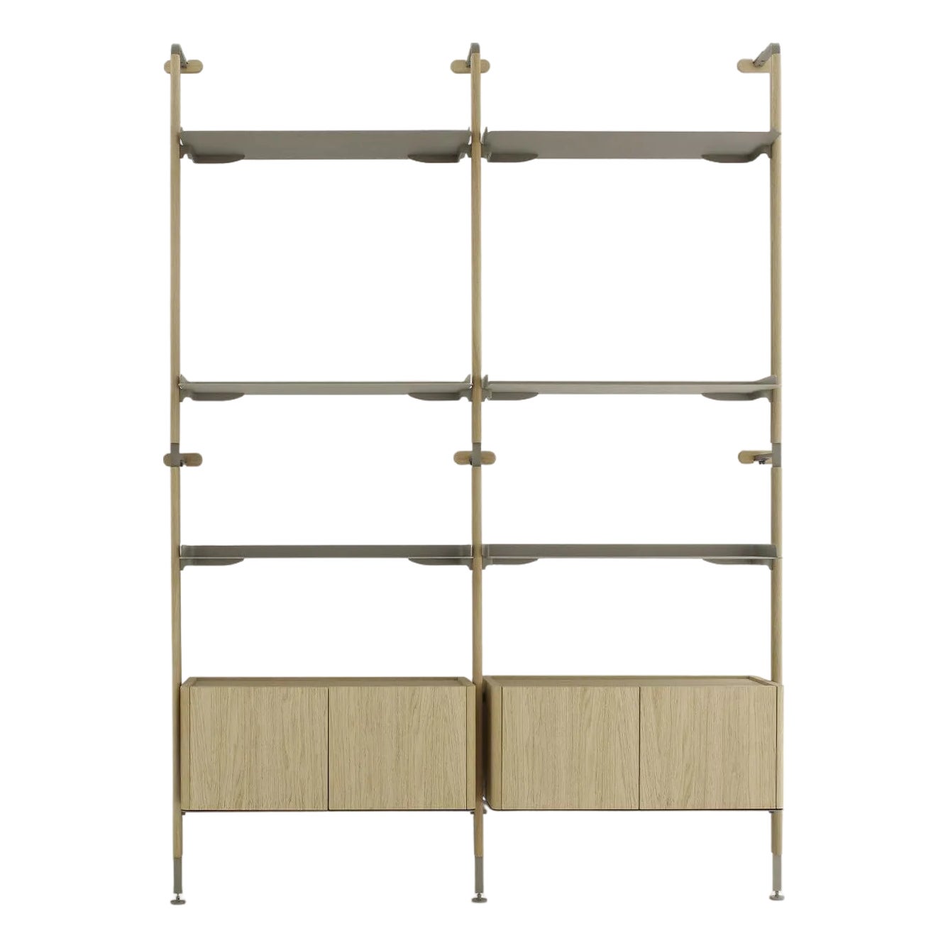 Galaxy Oak Bookshelf by Morica Design | Chairish