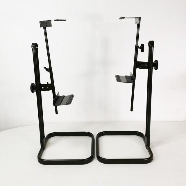 German Audio Column Stands, 1970s, Set of 2 | Chairish