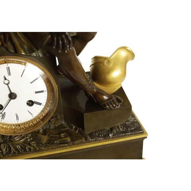 “Horatius & the Fall of Rome” French Empire Antique Bronze Mantel Clock ...