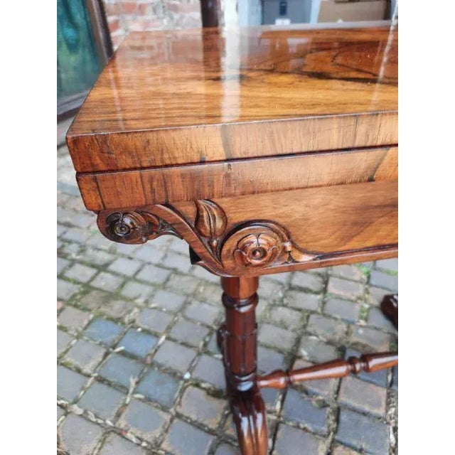 19th Century Gillows Rosewood Card Table | Chairish