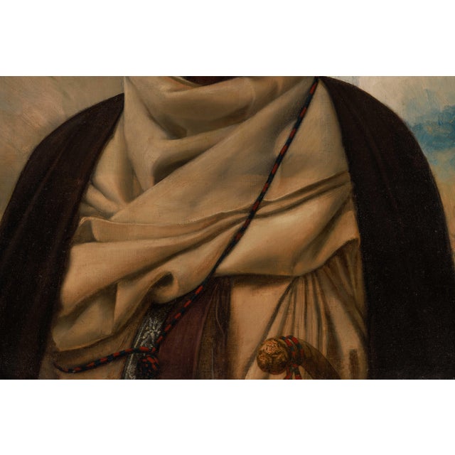19th Century Portrait Painting of "A Moorish Chief" | Chairish