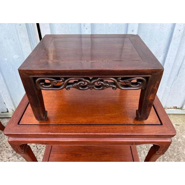 Antique 19th Century Chinese Hongmu Low Coffee Table | Chairish