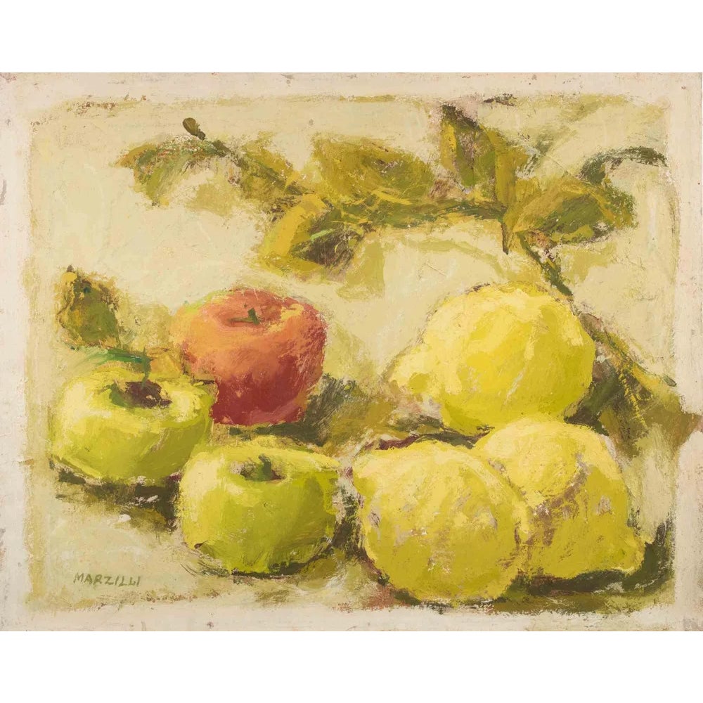 Franco Marzilli, Still Life, Oil Painting, 1970s | Chairish